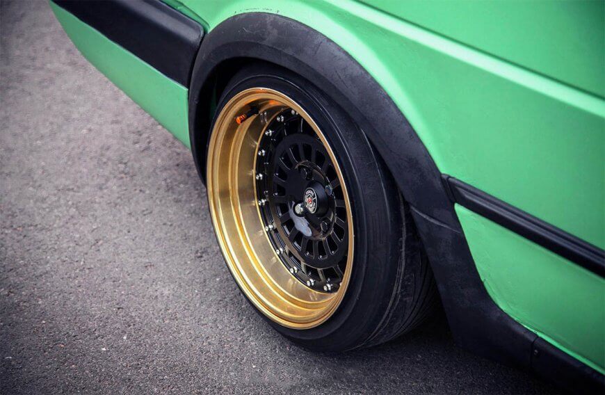 Mint green MK2 Jetta → Stanced.info